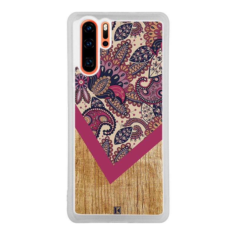Coque Huawei P30 Pro – Graphic wood rouge | THEKLIPS